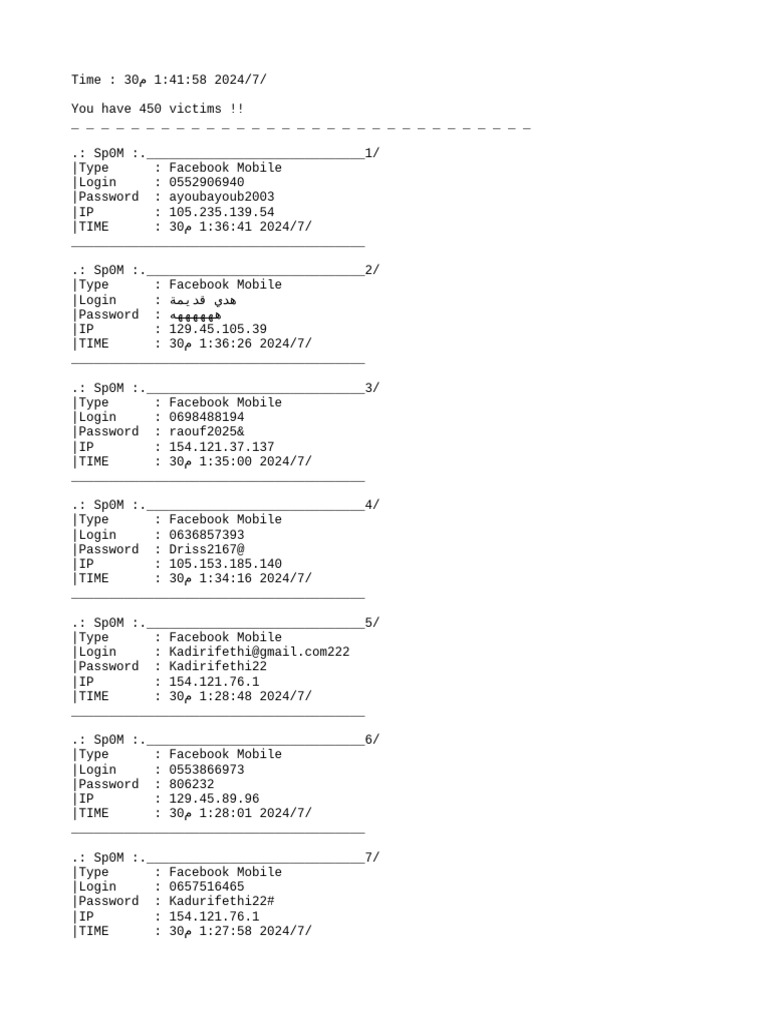 Sp0m Victims (2024 - 7 - 30) (1) .? NN | PDF | Ford Motor Company ...