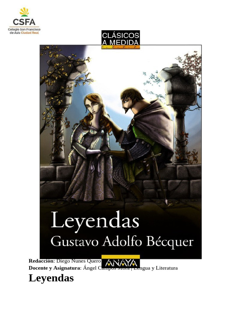 Leyendas Becquer | PDF | Leyendas
