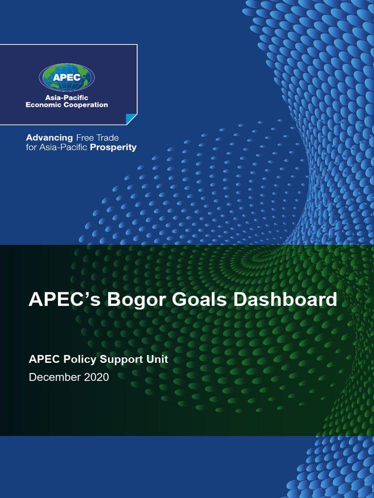 Apec Bogor Goals Dashboards | PDF | Asia Pacific Economic Cooperation ...