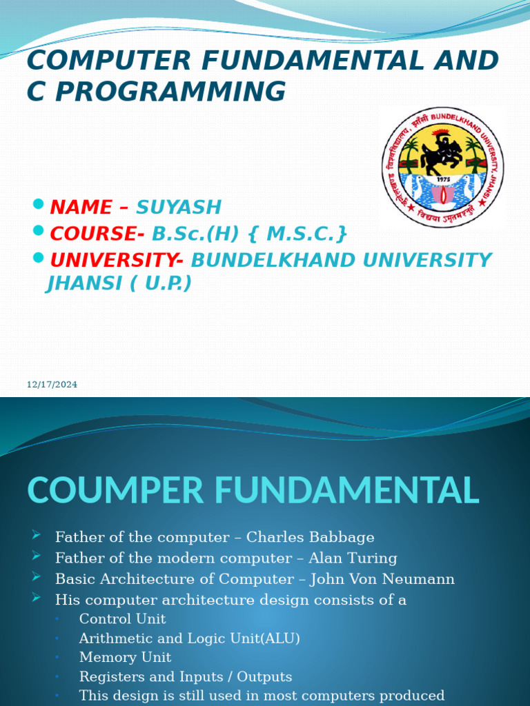 Coumper Fundamental | PDF | Read Only Memory | Computer Data Storage