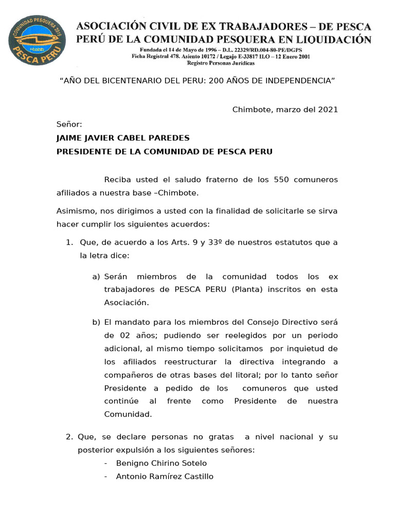 Pesca Peru | PDF
