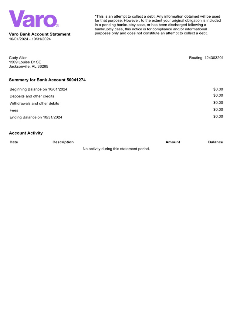 Var o Document | PDF | Banks | Debits And Credits