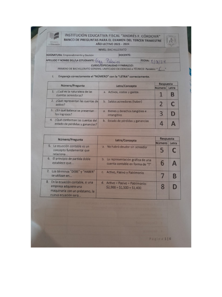 Cuestionario Emp | PDF