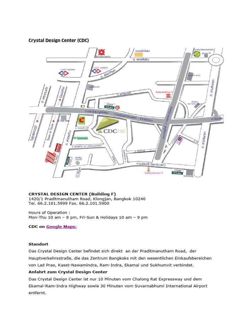 Map Crystal Design Center | PDF