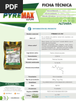 Insecticida RIMON 100 EC: Uso y Aplicación | PDF | Pesticida | Agua