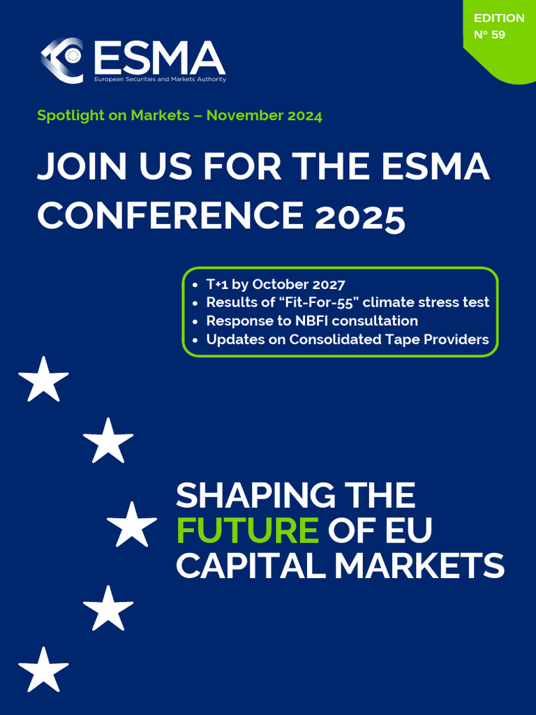 ESMA Newsletter November 2024 | PDF | Investing | Economies