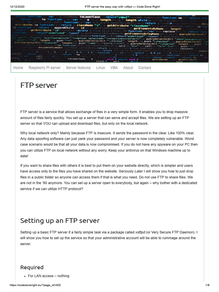 Easy FTP Setup with vsftpd Guide | PDF | File Transfer Protocol | User (Computing)