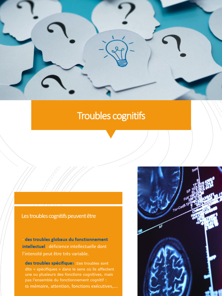 Comprendre les troubles cognitifs | PDF | Attention | Mémoire