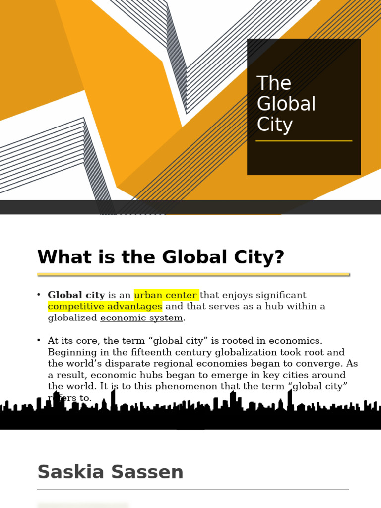 3the Global City | PDF | Economies