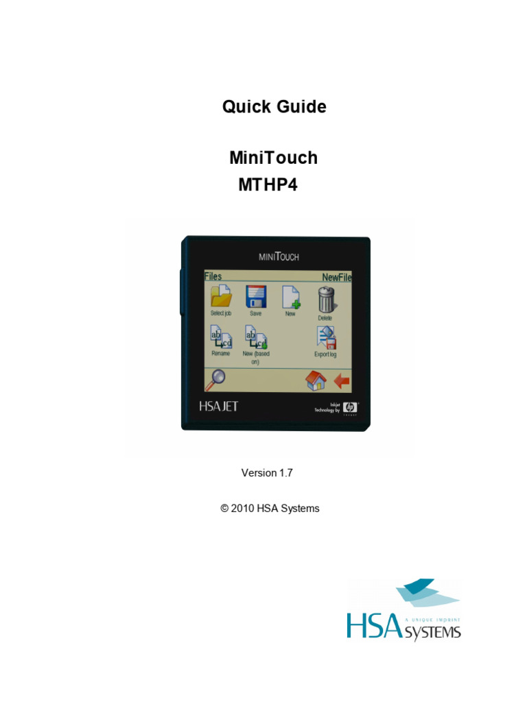 MTHP4 Quickstart Guide SEO | PDF | Ink | Menu (Computing)