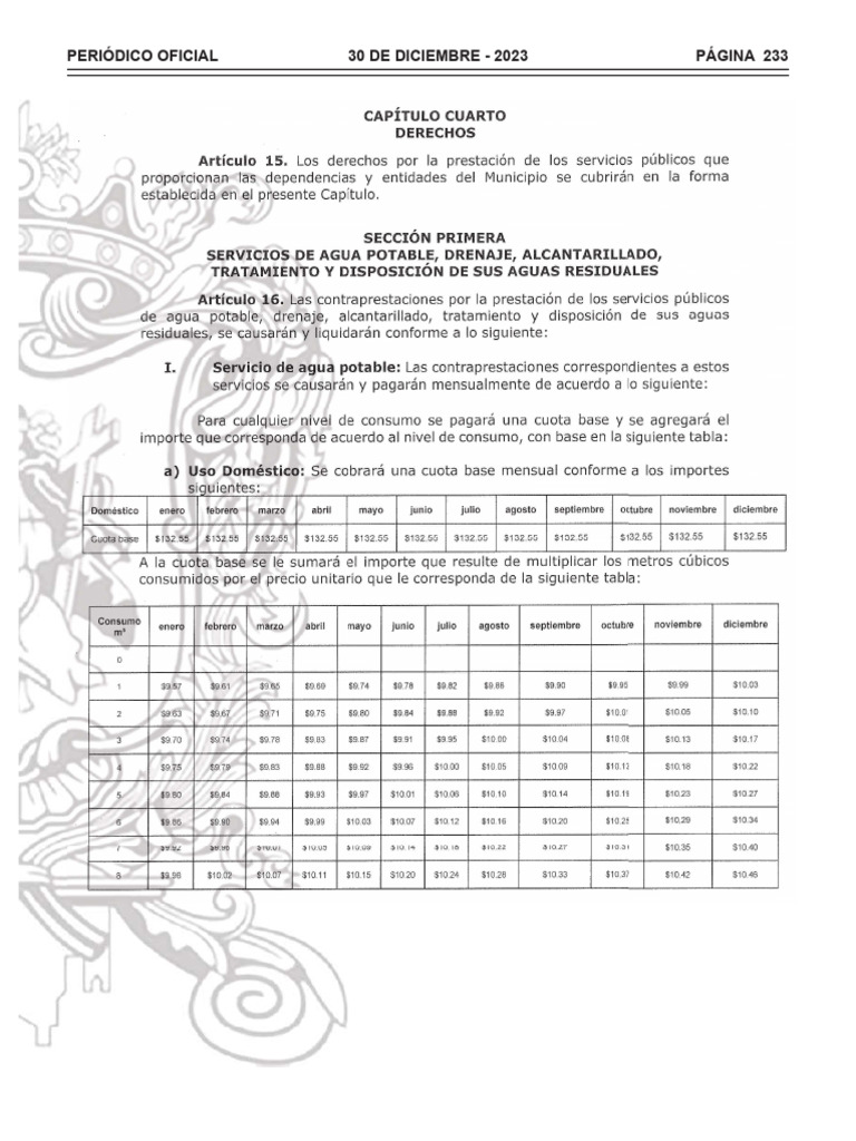 TARIFARIO_ENERO_2024 | PDF