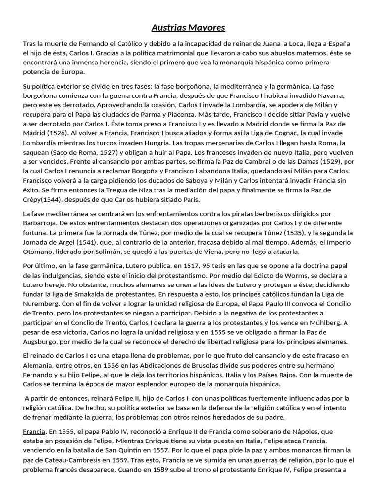 Austrias Mayores | PDF