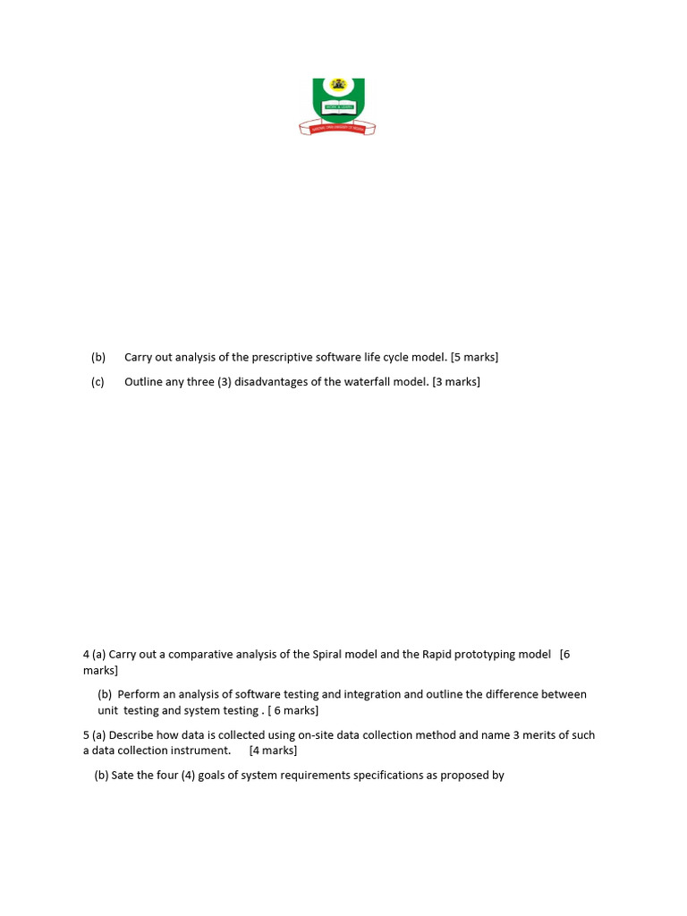 Software Engineering II Exam Guide | PDF