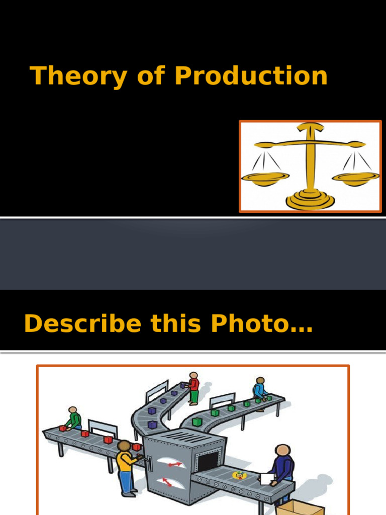 Theory of Production Explained | PDF | Long Run And Short Run ...