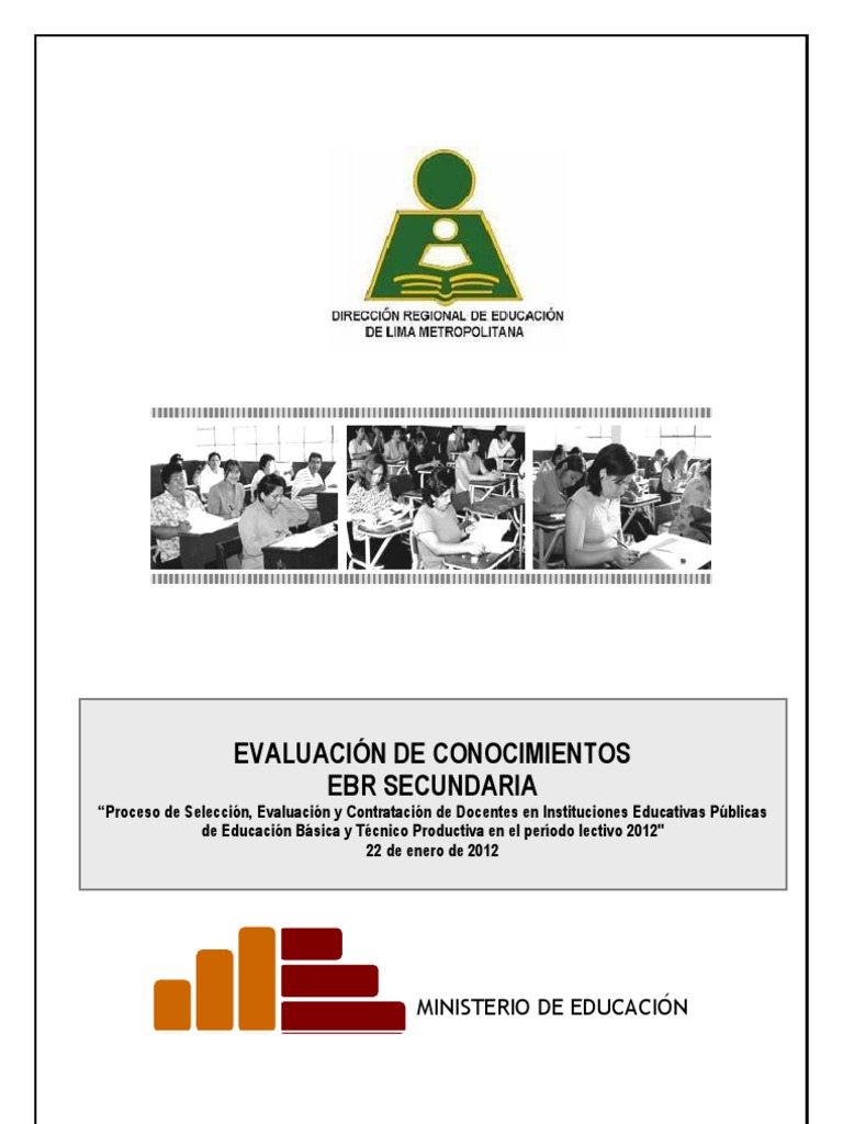 Examen Ebr Secundaria | PDF