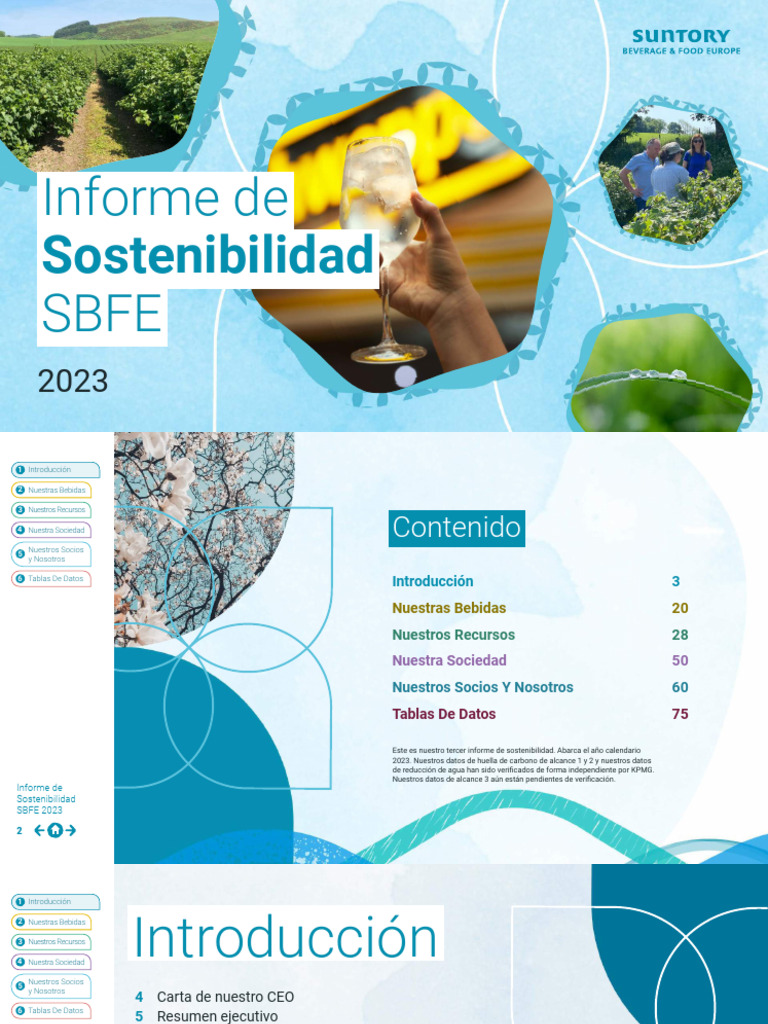 sbfe_sustainabilityreport_spanish_4625 | PDF | Sustentabilidad | Marketing