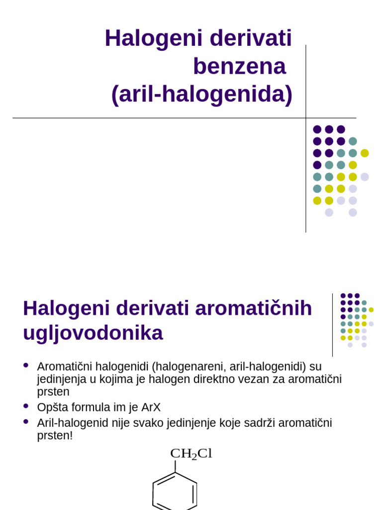 Aril-Halogenidi | PDF