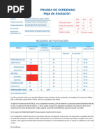 Prueba de Screening - Battelle | PDF