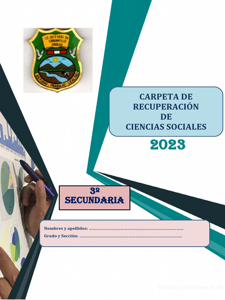Carpeta-Recuperacion CC - Ss. - 3ro Sec | PDF | Perú