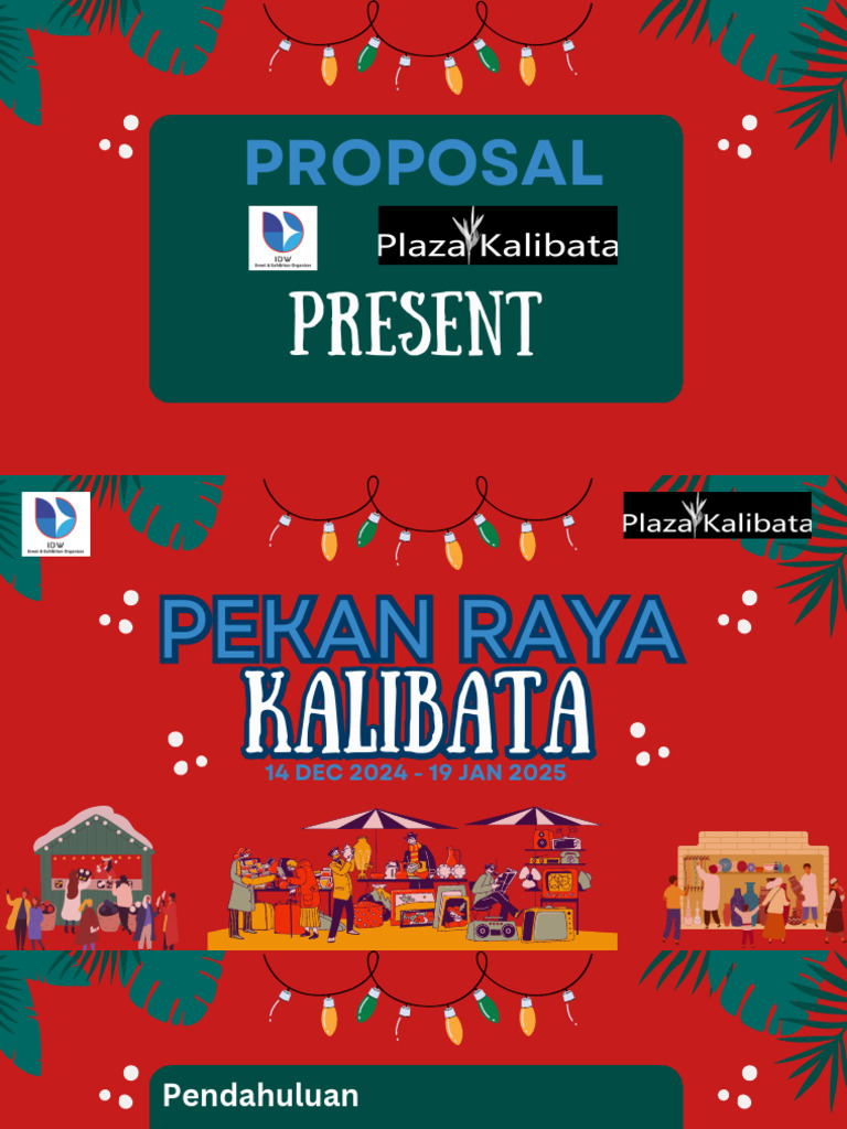 Proposal Pekan Raya | PDF