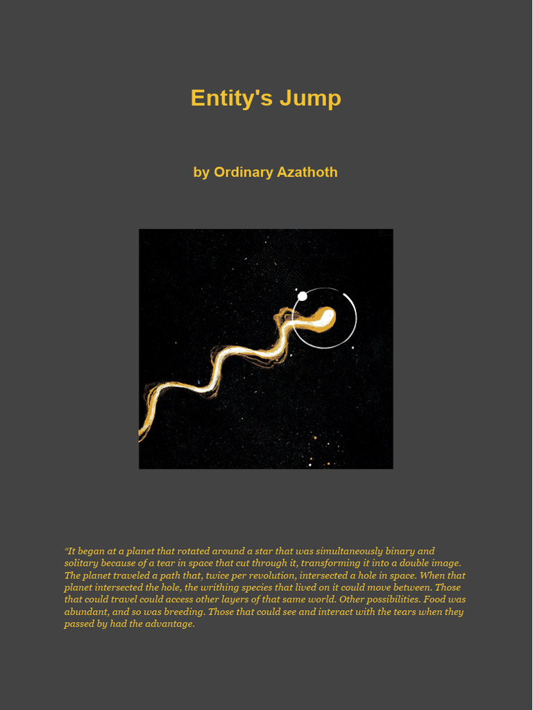 Explore the Multiverse as an Entity | PDF | Magician (Fantasy)