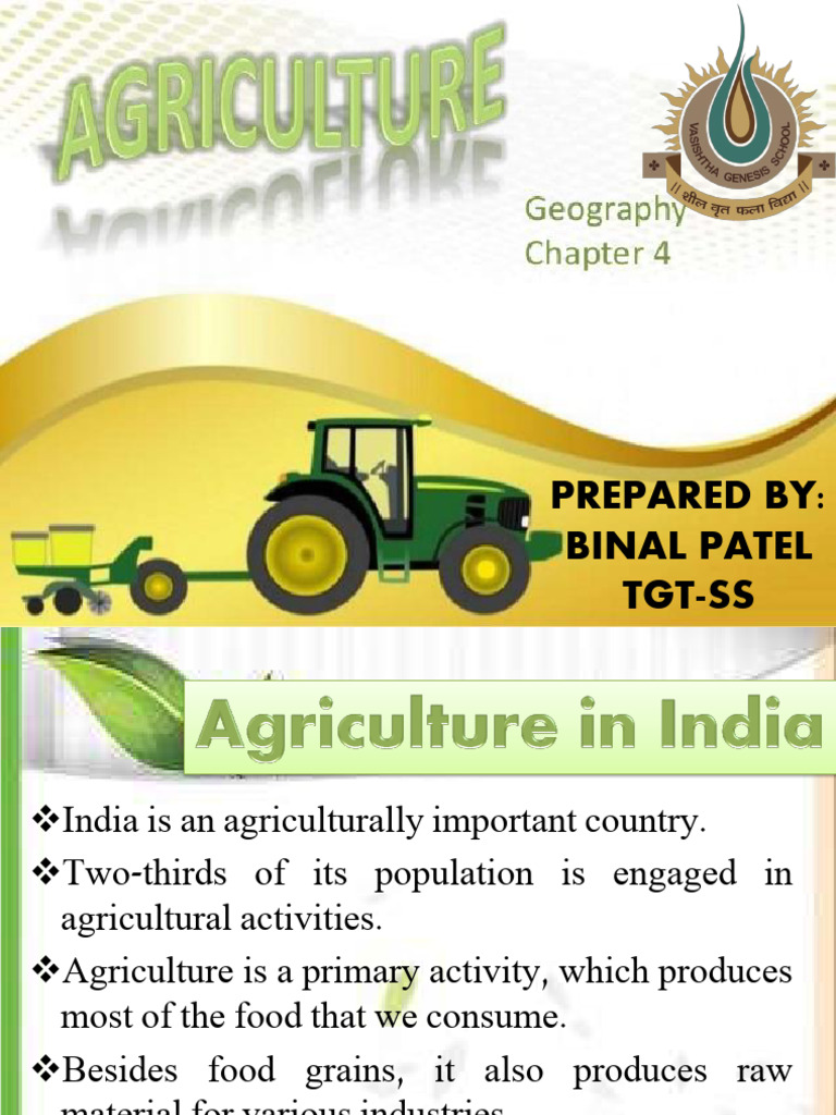 CH 4 Agriculture | PDF