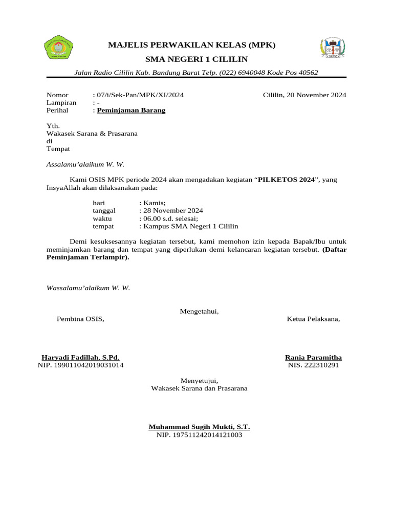 07 - Peminjaman Barang Fix | PDF