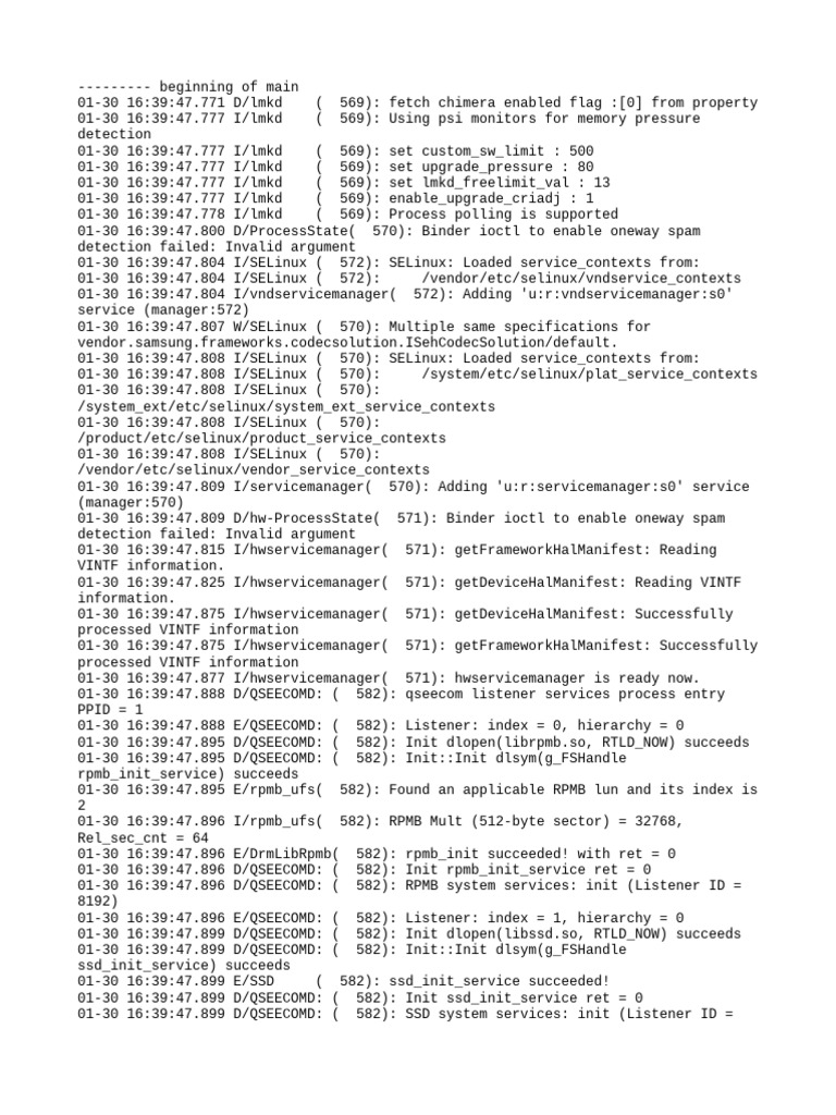 logcat_home_fota_update_log | PDF | Proprietary Software | Operating ...