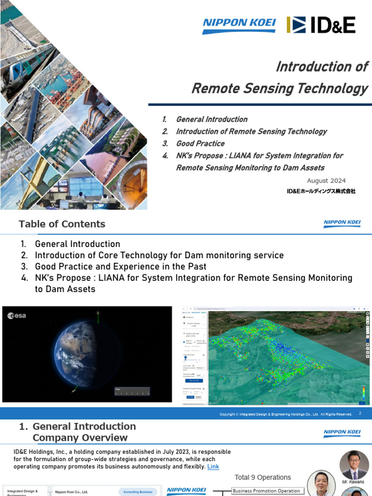 Presentation Material For LIANA For Dam Monitoring System | PDF | Dam ...