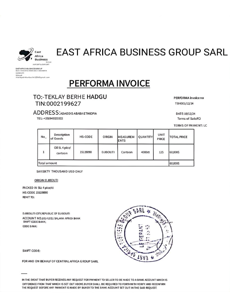 EAST AFRICA BUSINESS GROUP01_sign | PDF