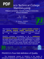 PAASCU Handbook On Accreditation | PDF | Evaluation | Quality Assurance