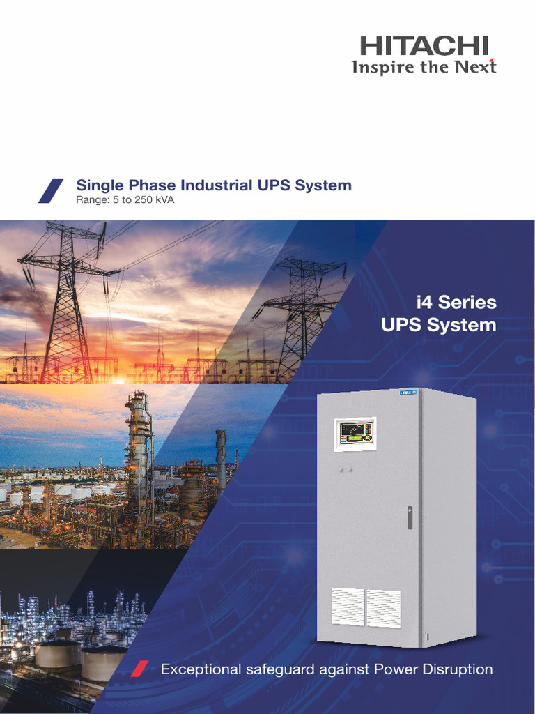 I4 Series Industrial UPS System Catalogue 46346 Ver.1 | PDF | Power ...