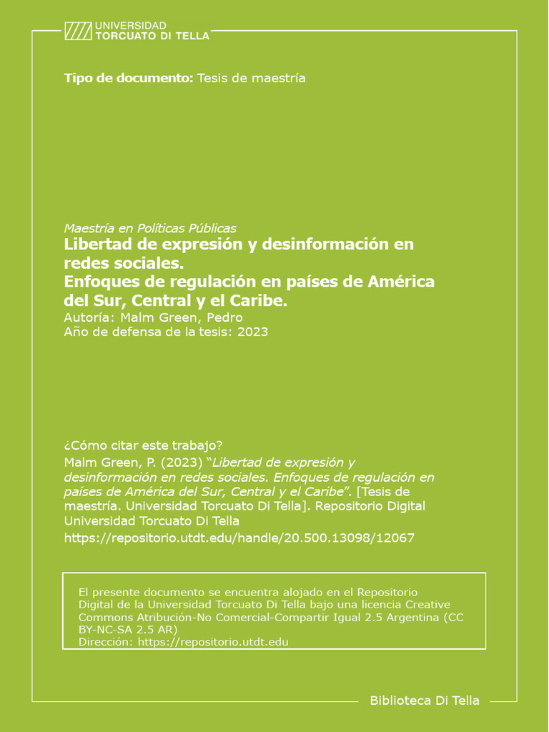 MPP Malm Green 2023 | PDF | Libertad de expresión | Derechos humanos