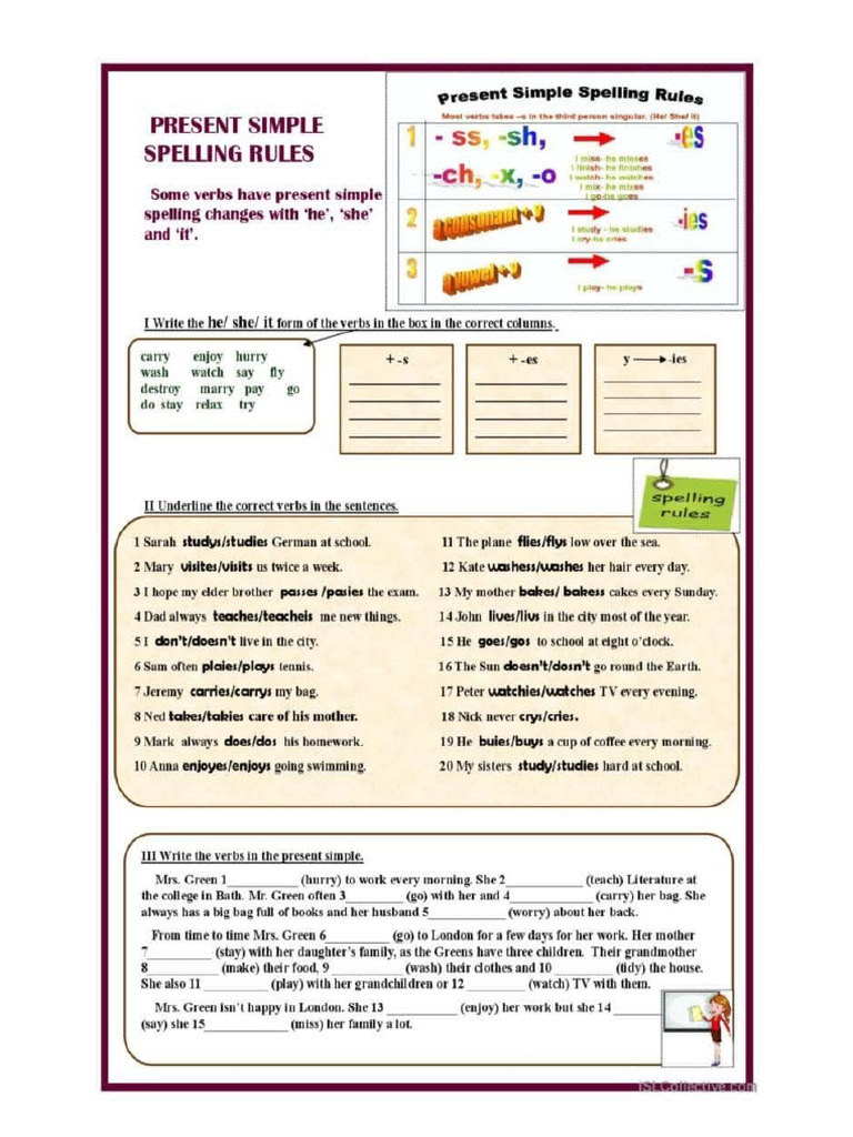 Spelling Rules | PDF