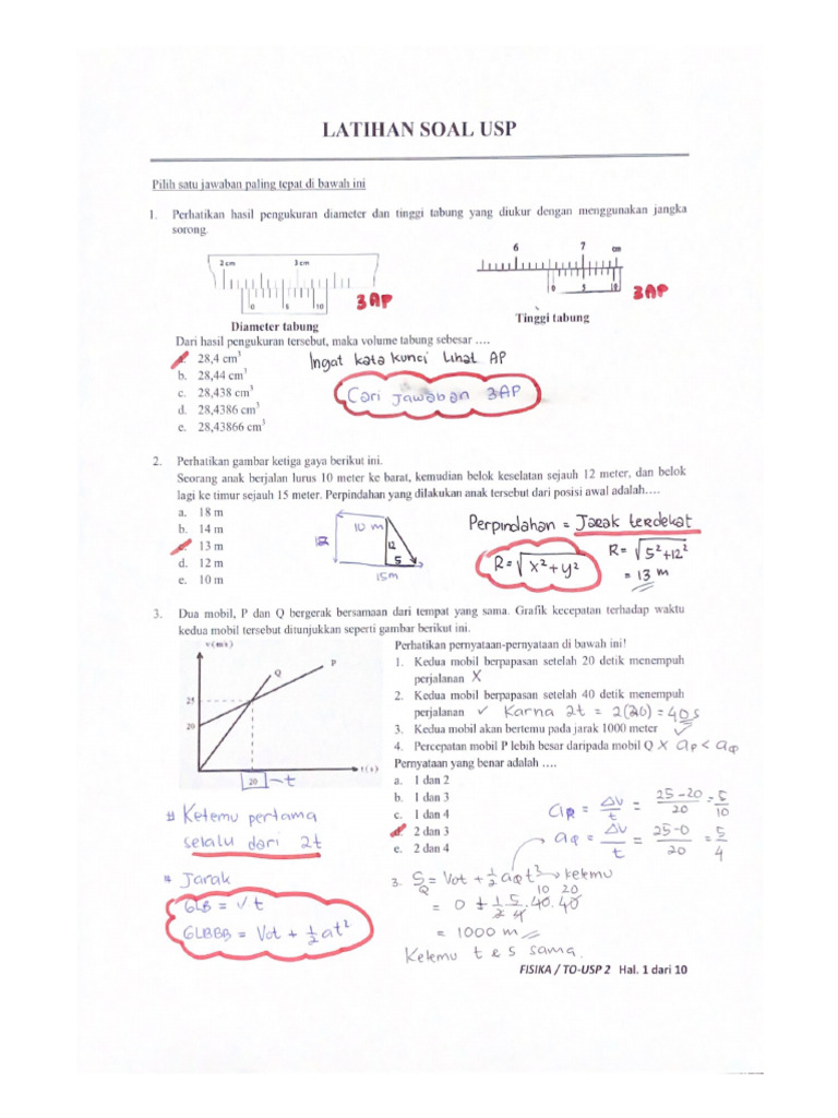 LATIHAN SOAL USP | PDF