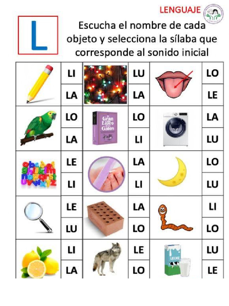 Consonante L | PDF