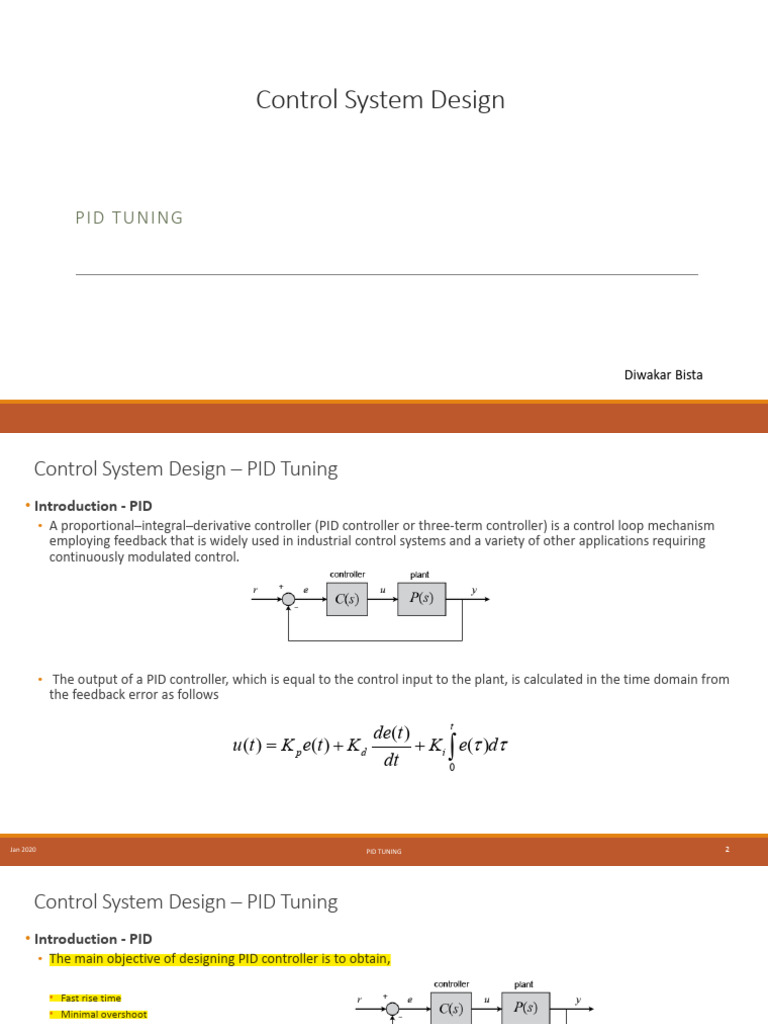 PID Tuning | PDF | Applied Mathematics | Control Theory PID Tuning | PDF | Applied Mathematics | Control Theory