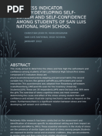 English Language Student SBA Guide | PDF | Citation | Self Esteem