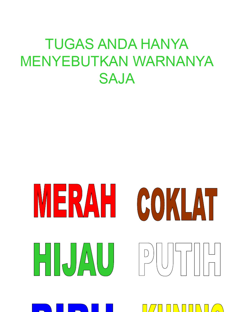 Game Warna | PDF