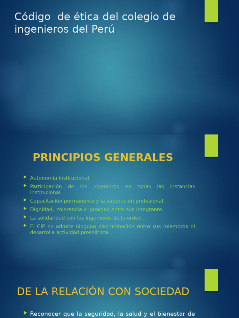 Código de Ética Del Colegio de Ingenieros Del Harol | PDF | Ingeniería ...