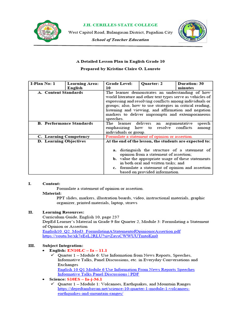 Isabela's Presentation Techniques | PDF | Thought | Learning