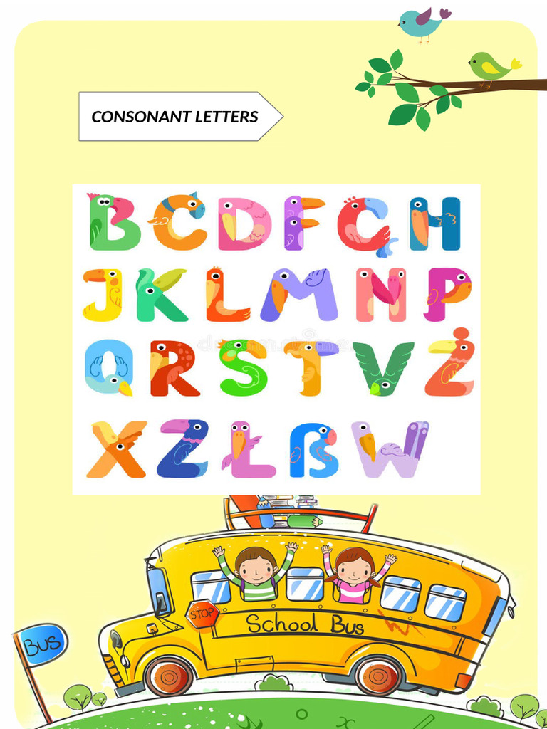 CONSONANT-LETTERS (1) | PDF