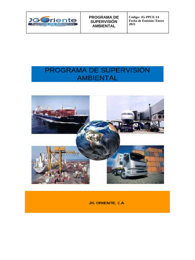 Programa de Supervision Ambiental | PDF | Residuos | Contaminación