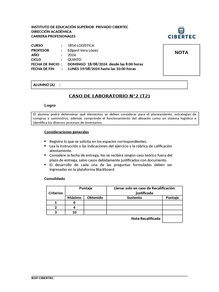 1854 Logistica t2 Edgard Vera | PDF | Logística | Economias