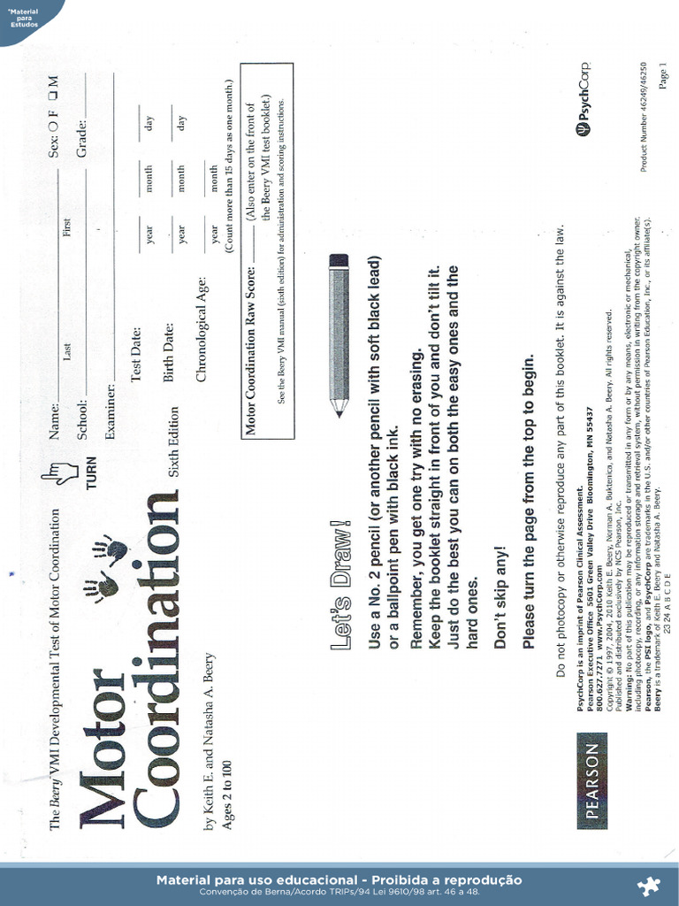 Motor Coordination Imprimir | PDF