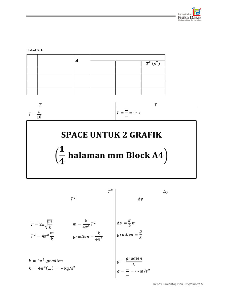 Data Modul 5 Gerak Harmonik Sederhana dan Gelombang Berdiri pada Tali | PDF