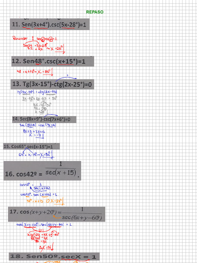 Repaso Matematica | PDF
