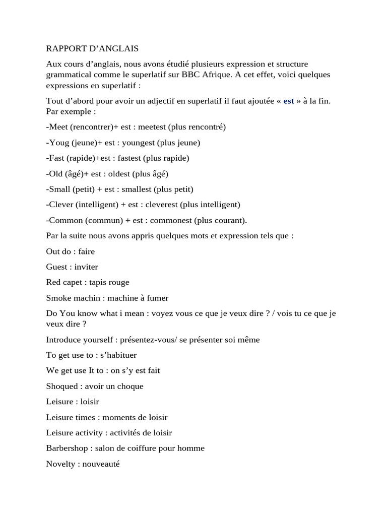 Copie de Copie de rapport de missions | PDF