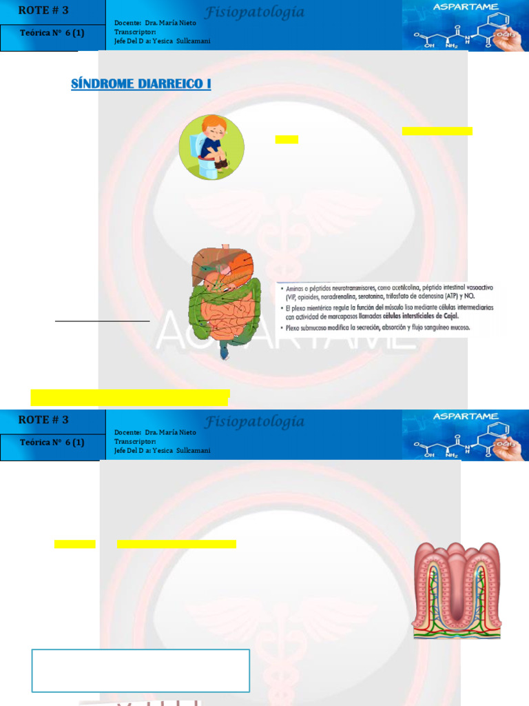 Fsp-r3-t6 (1) Síndrome Diarreico 1 | PDF | Diarrea | Síndrome del ...