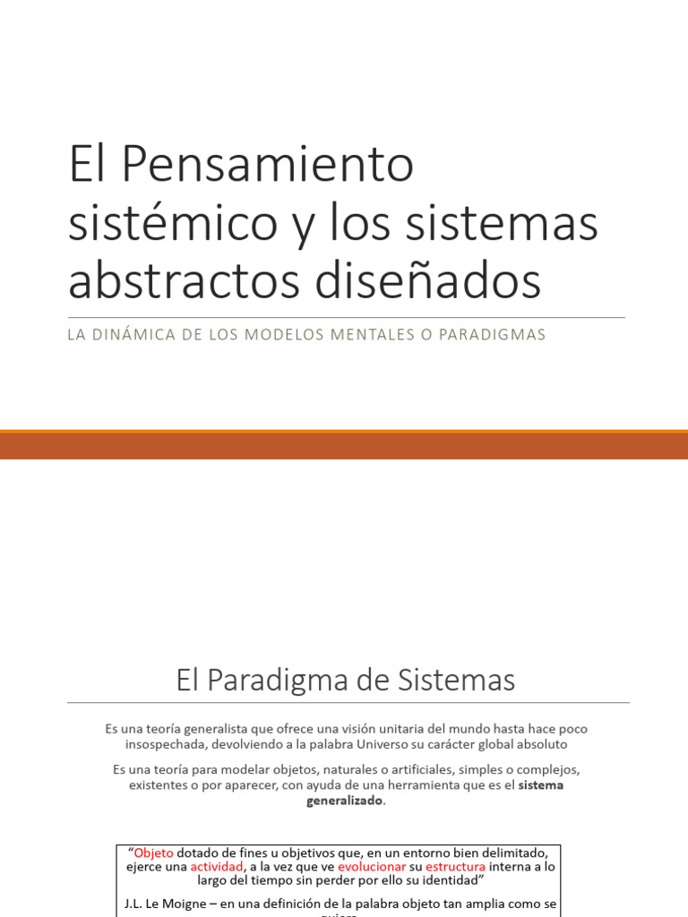 Paradigmas y Sistemas Abstractos | PDF | Paradigma | Mente
